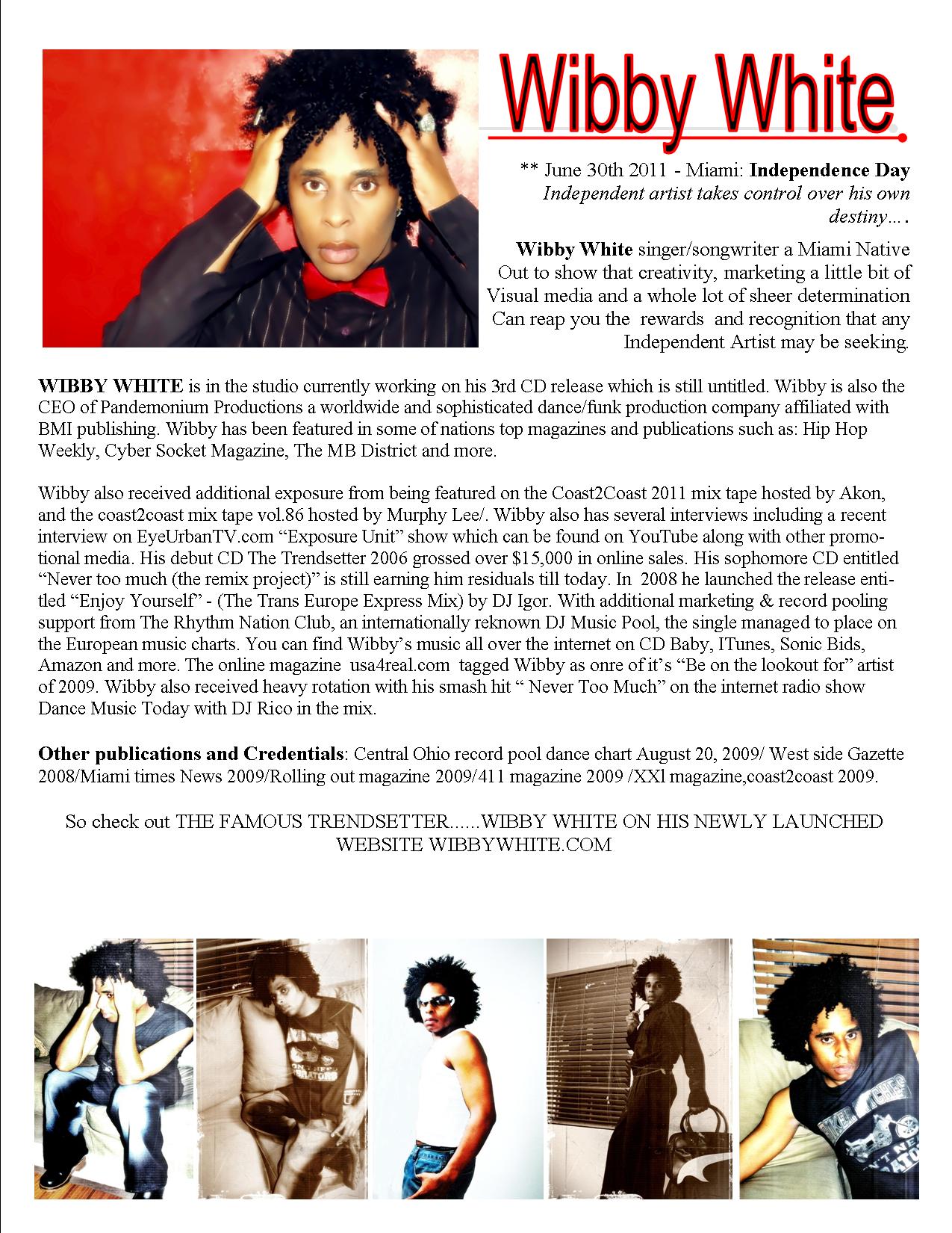 Wibby White – Artist of the Month (August 2020) – MTV-USA